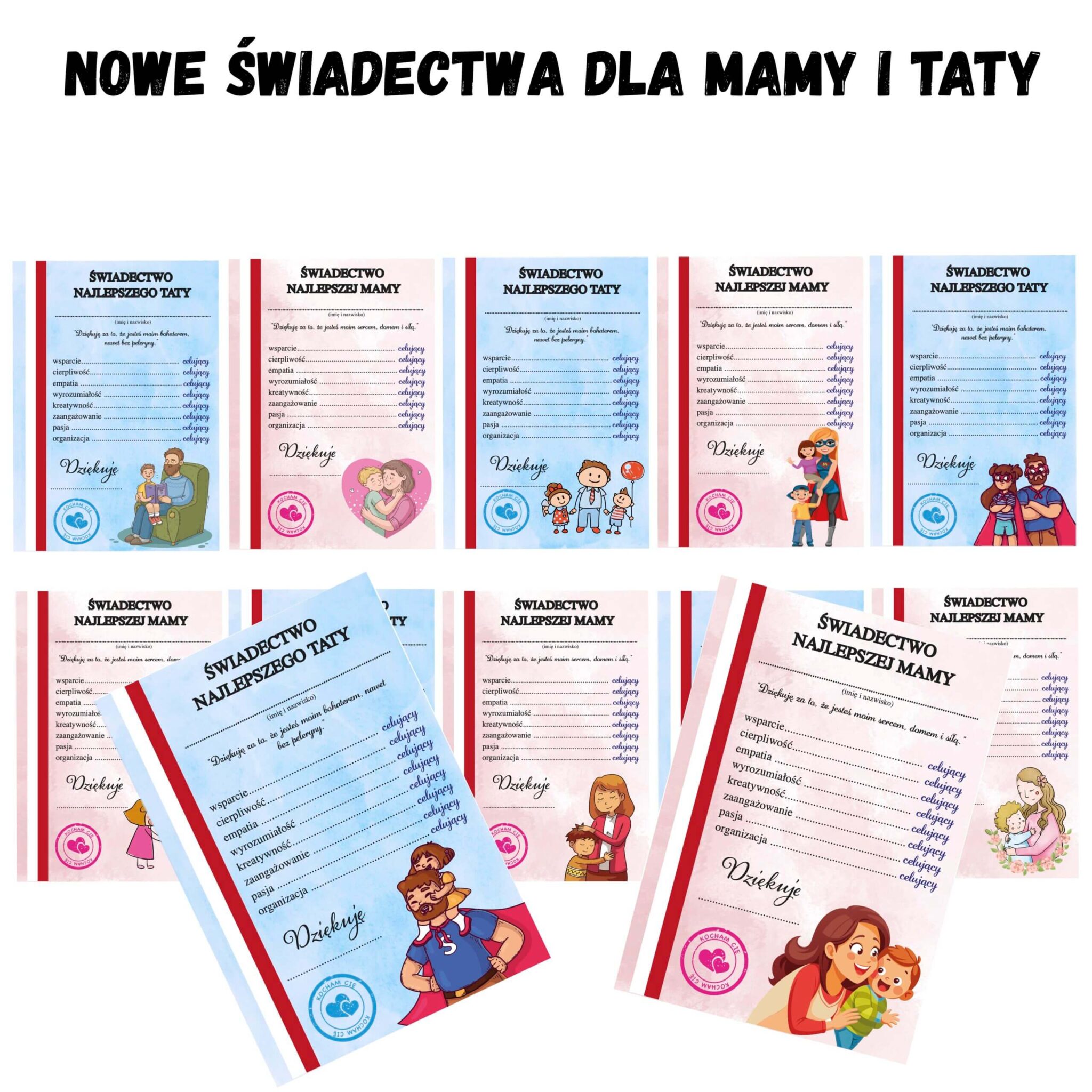 Nowe Świadectwa dla Mamy i Taty – materiał PDF